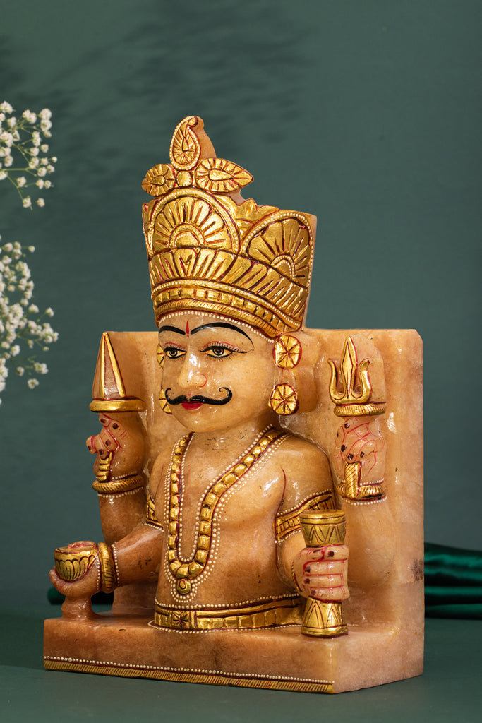 Buy Yellow Quartz Behro Ji Online | God Idol | Gem Anatomy – GemAnatomy