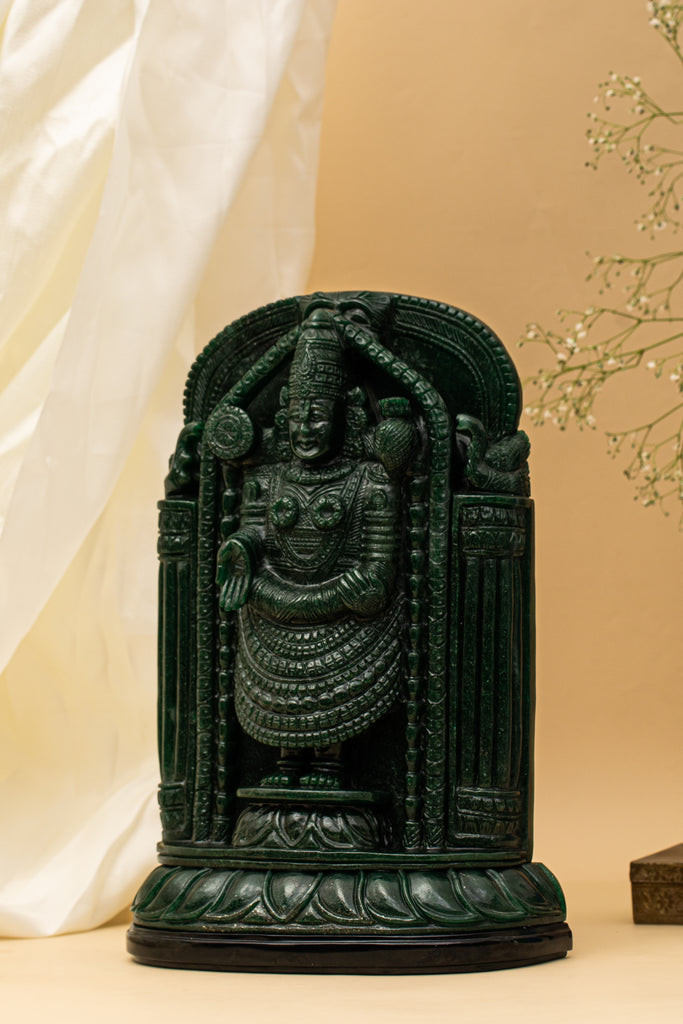 Buy Gemstone Tirupati Balaji Idol | God Idol | Gem Anatomy – GemAnatomy