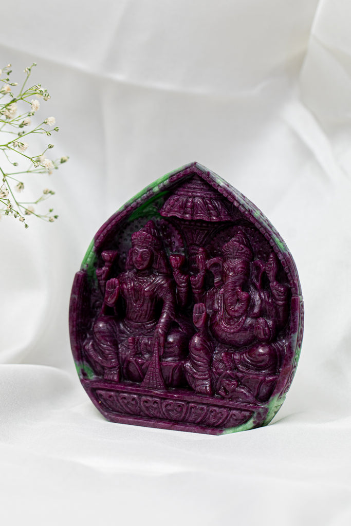 Shop African Ruby Lakshmi Ji & Ganesh Ji | Laxmi Ganesh Ji |Gemanatomy ...