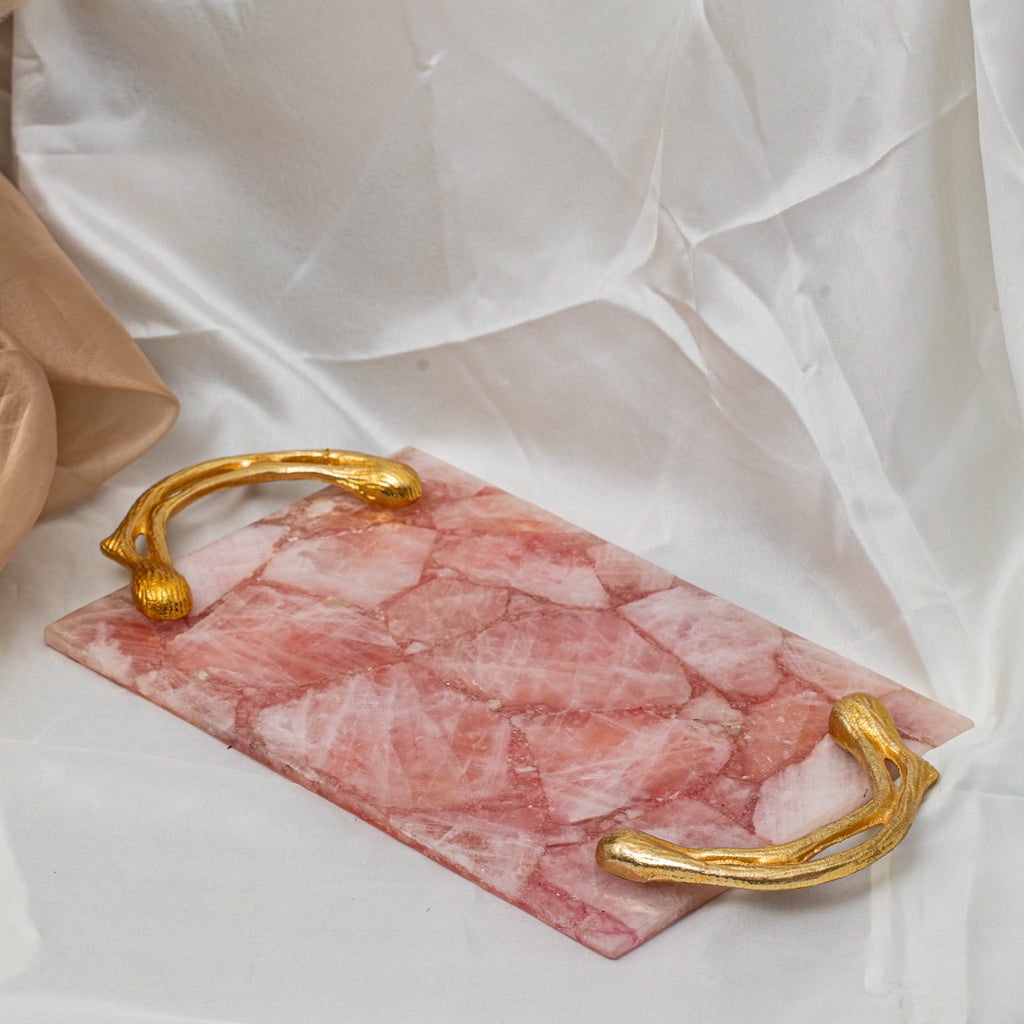 Buy Resin Rose Quartz Tray | Healing | Gem Anatomy – GemAnatomy